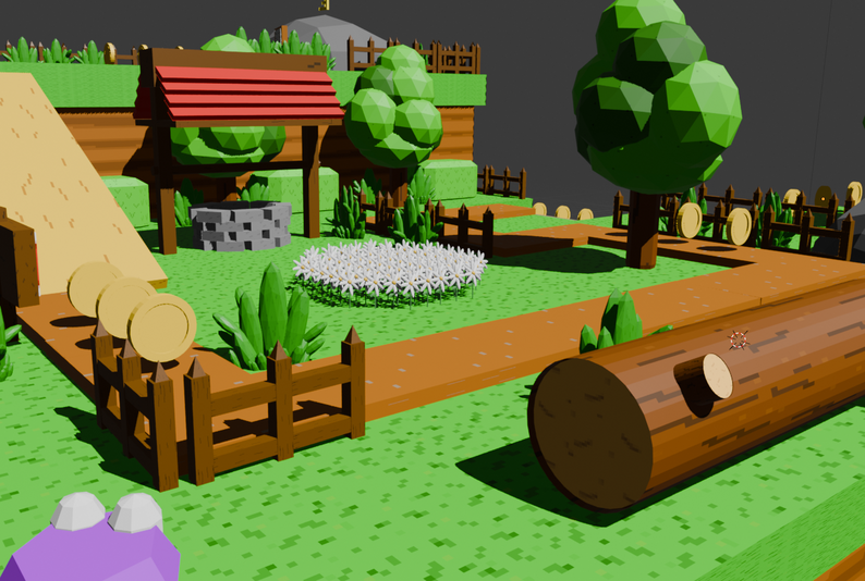 Super Mario 64 Inspired Asset pack & Diorama by HarryWatson