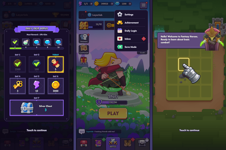 GUI Pro - Fantasy Hero by LAYERLAB