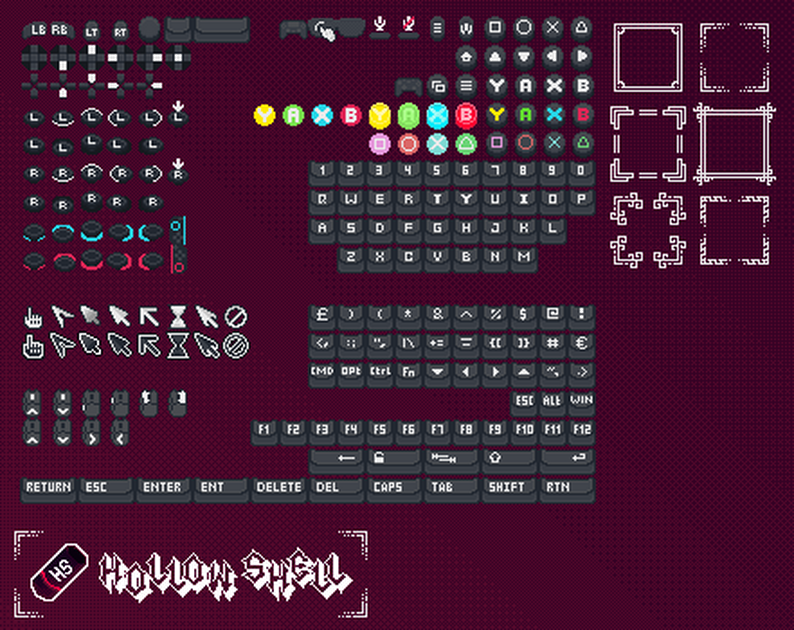 [16 x 16] Pixel Art UI Asset-Pack by HollowShell
