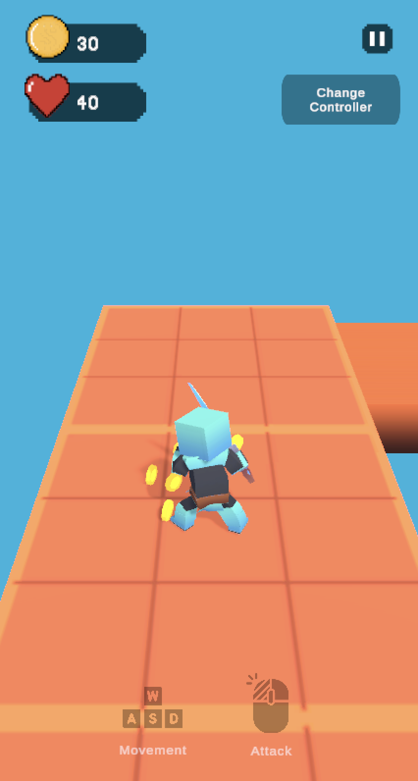 Pixel Warrior - Gameplay Demo by gedeetika