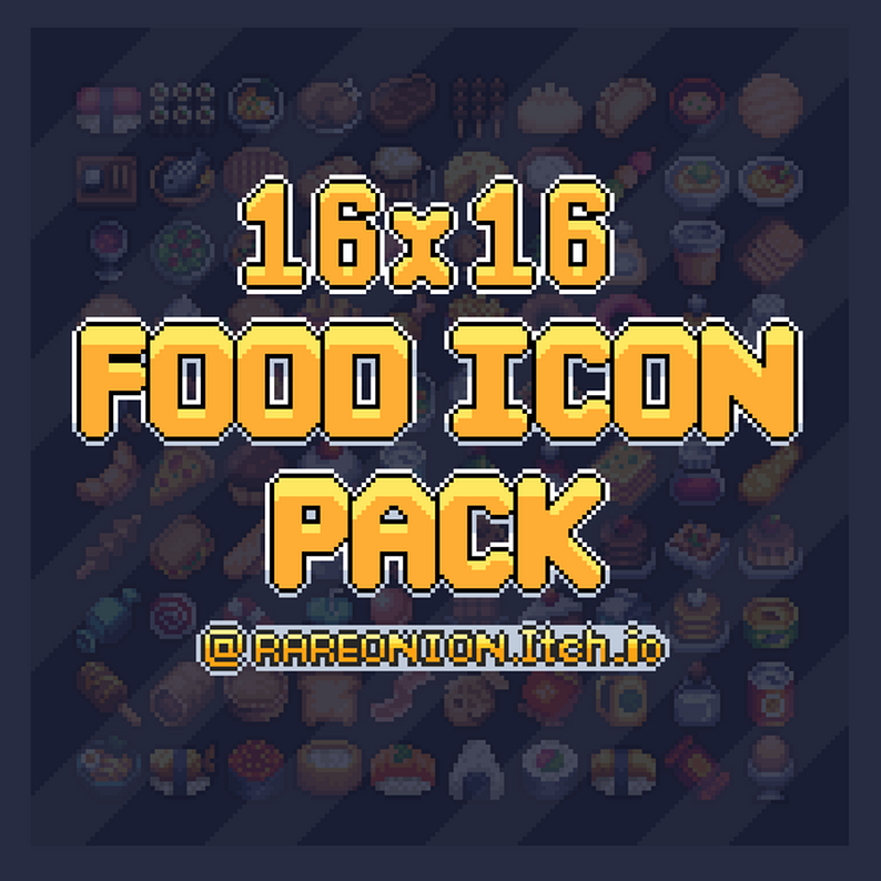 Food Item Icon Pack 1 (16x16) by RareOnion