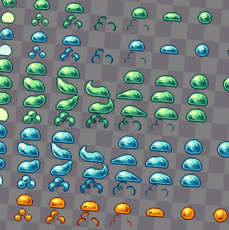 Lin's Pixel Art - Dungeon Mobs Slime by Lin_Ain