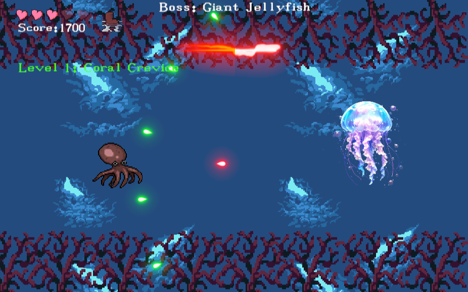 Octopus Adventure by LoongAn for UTS Game Design Subjects 2025 - itch.io