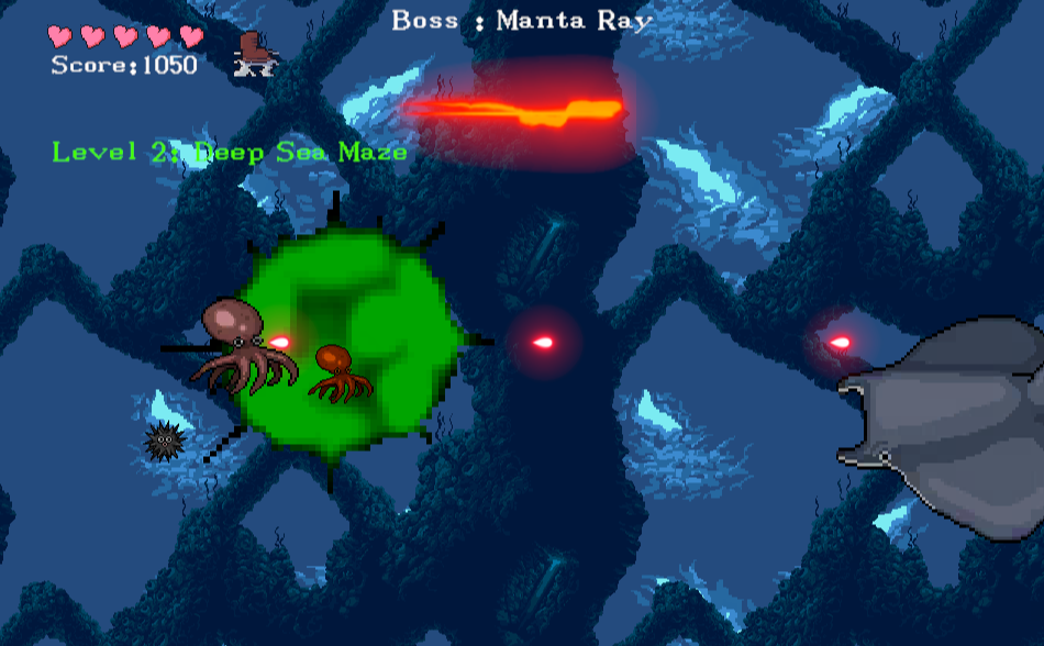 Octopus Adventure by LoongAn for UTS Game Design Subjects 2025 - itch.io