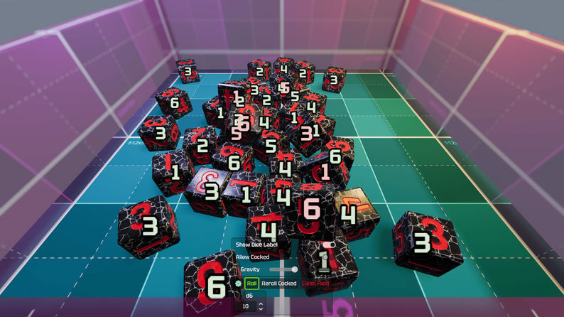 3D Dice Roller Template with Physics for Godot by pawsgineer