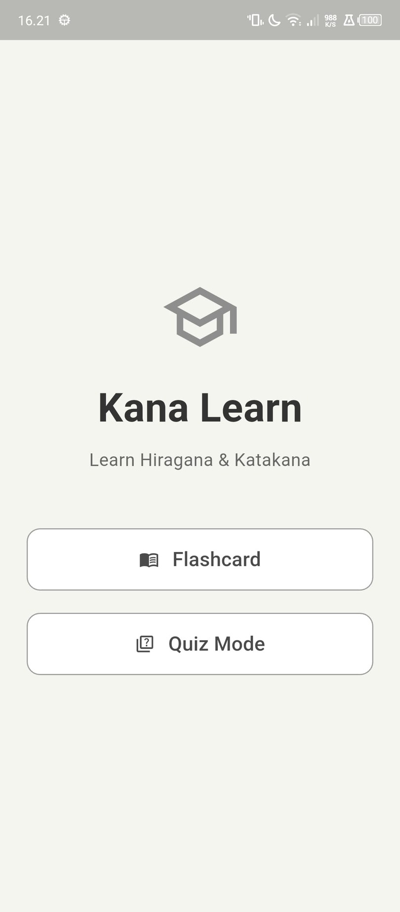 Kana Learn App by Fakhreyza