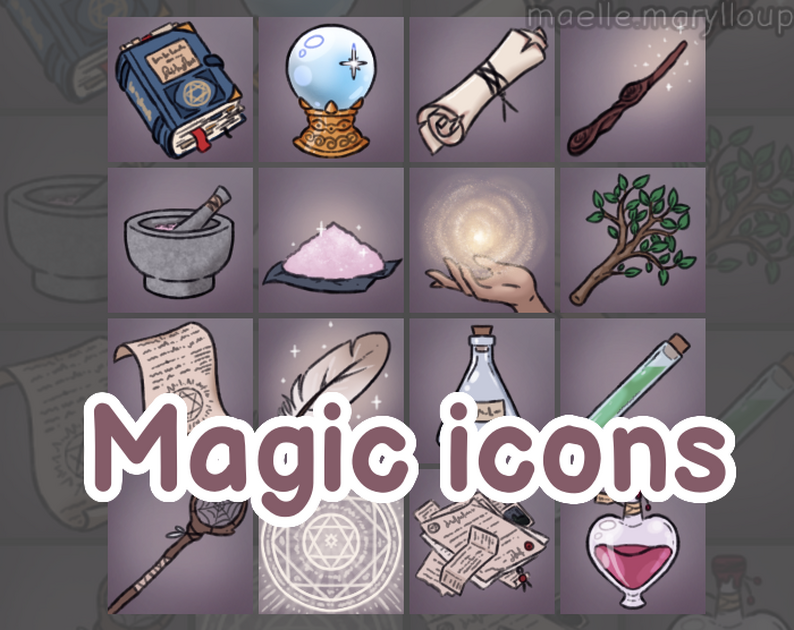 Magic Icons by MaelleMarylloup
