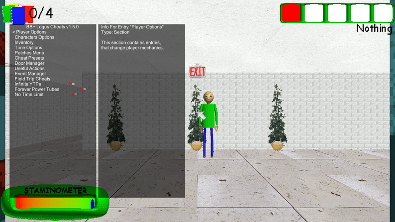 Baldi's Basics Plus Mod Menu by Browncoat Zombie
