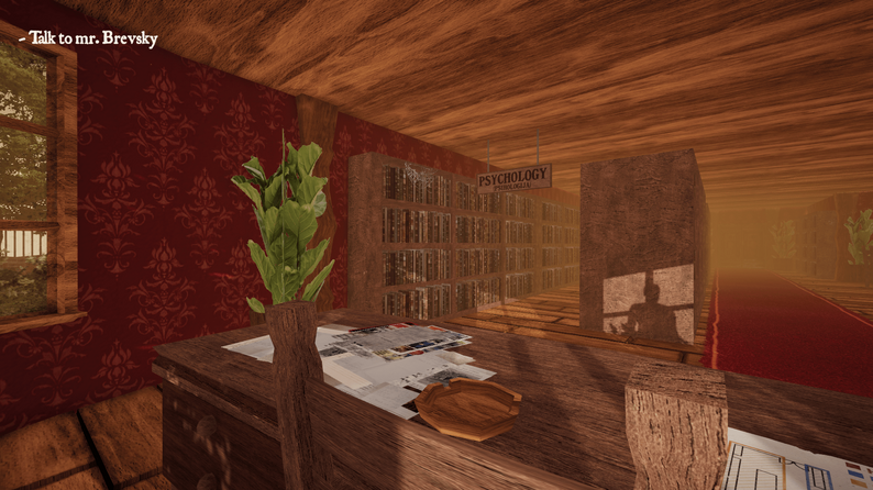 Brevsky's Library by Vuk Dobric