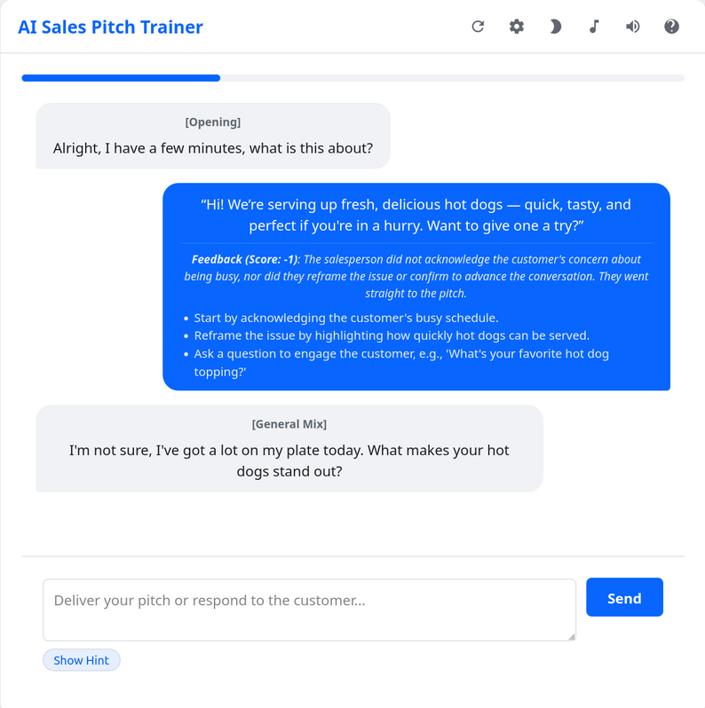 AI Sales Pitch & Objection Handling Trainer by pazoff