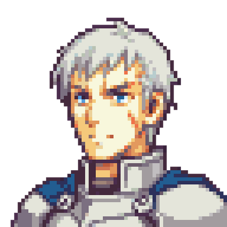 GBA Style: Medieval Knight Portraits by WorthyPie
