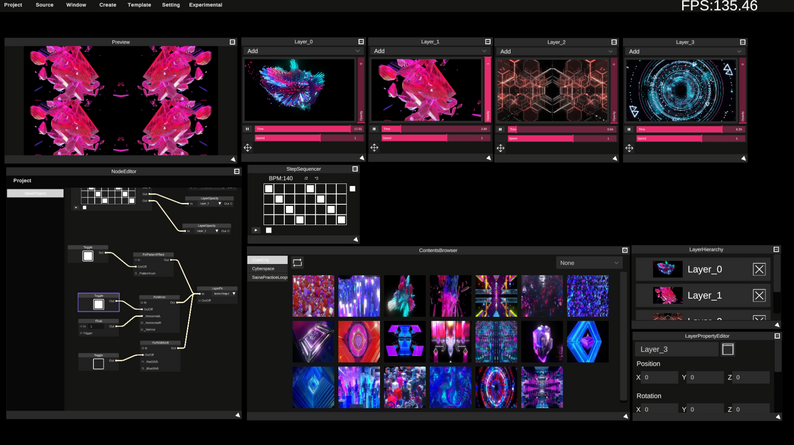 [Windows/Mac] SynapseRack VJ Tool by sainakey
