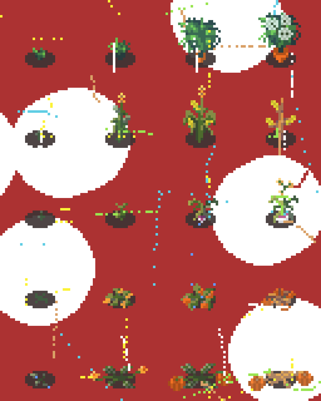 5 new plants for the growing plants pixel pack - Farming Crops ...