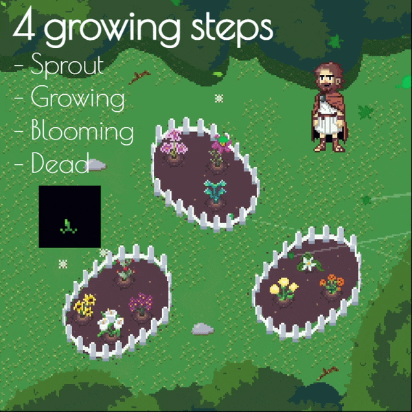 Farming Crops & Growing Plants - Pixel Art Asset Pack (32×32) by Soppycraft