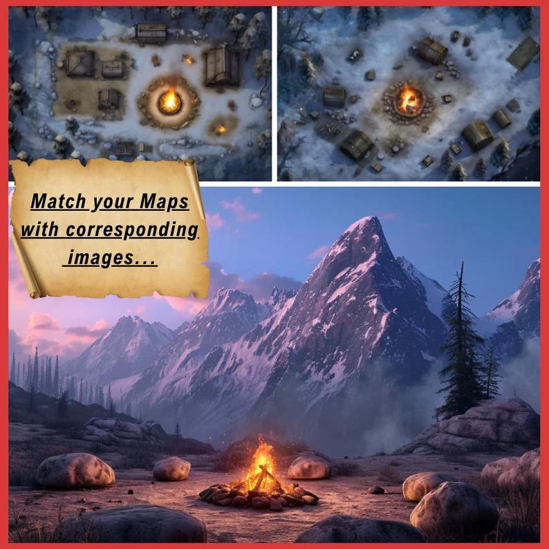200K Battlemaps RPG Visual Assets: Top-Down Maps & Backdrops Collection ...