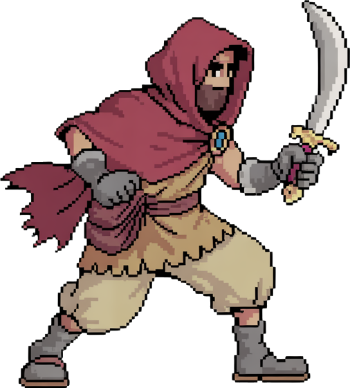 Retro Pixelated 🧞‍♂️ Arabian Nights Fantasy Sprite Pack by GameTorch