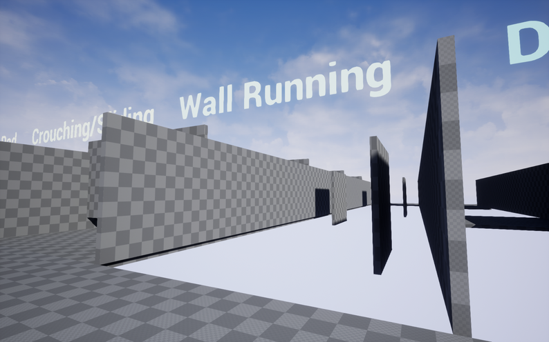 First Person Parkour Character Template (UE4 Blueprint) by Kero Games
