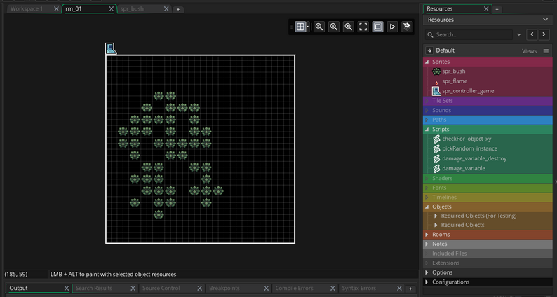 [Code][GMS2]Flame Spread and Burn by Kompjoeter