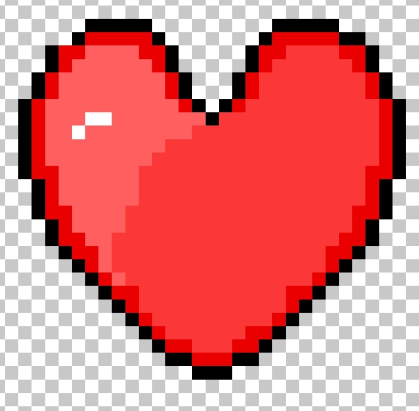 Pixel heart by KubeCraft