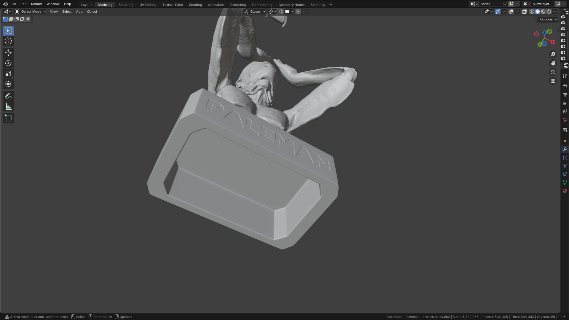 Pale Man – Fan Tribute (3D Printable STL) by Meltdawn