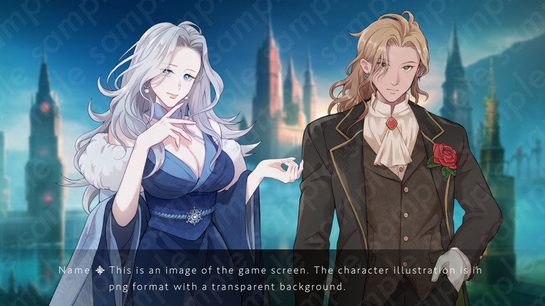 【Fantasy Character Sprite】Snow Spirit Queen – Silver-Haired Beauty in ...