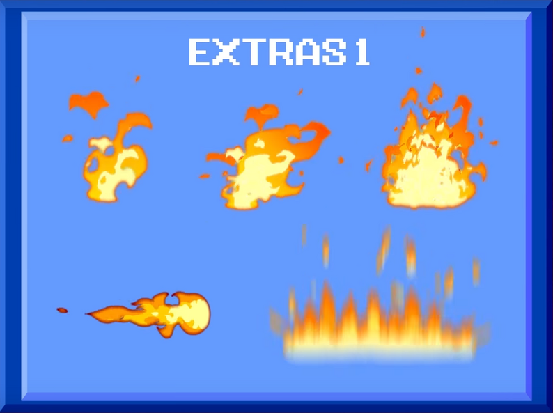 Animated 2D Explosions and Effects by Facepalmpt