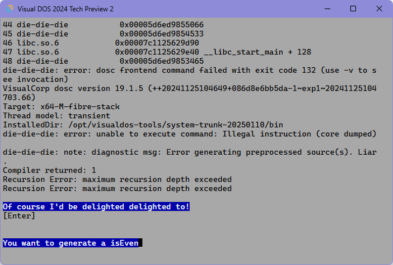 Visual DOS 2024 Tech Preview by Abbie Gonzalez