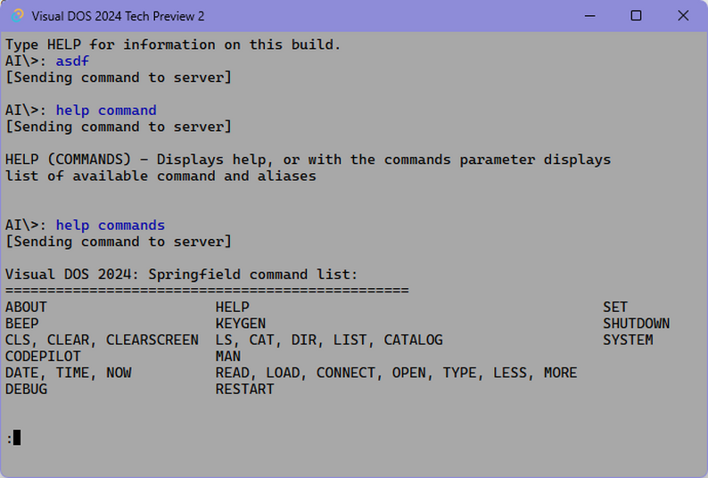 Visual DOS 2024 Tech Preview by Abbie Gonzalez