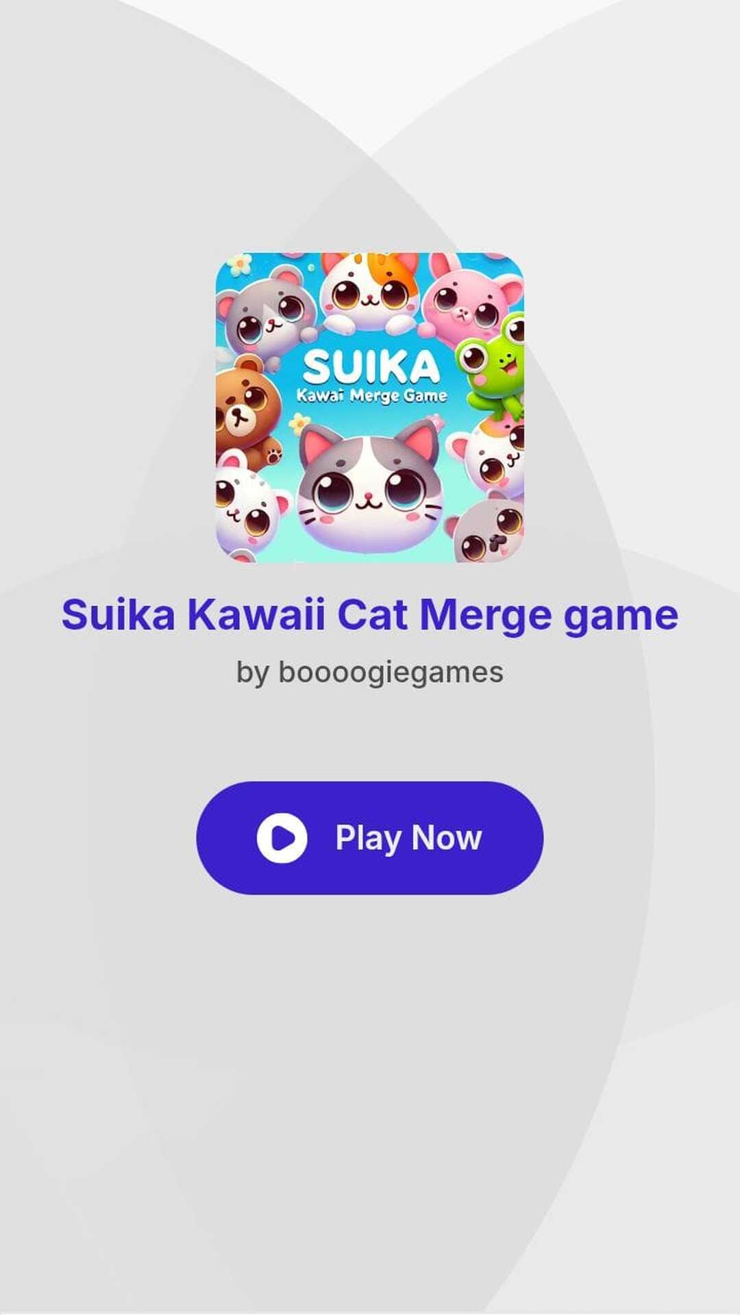 Suika Kawaii Cat Merge game by nadaapps