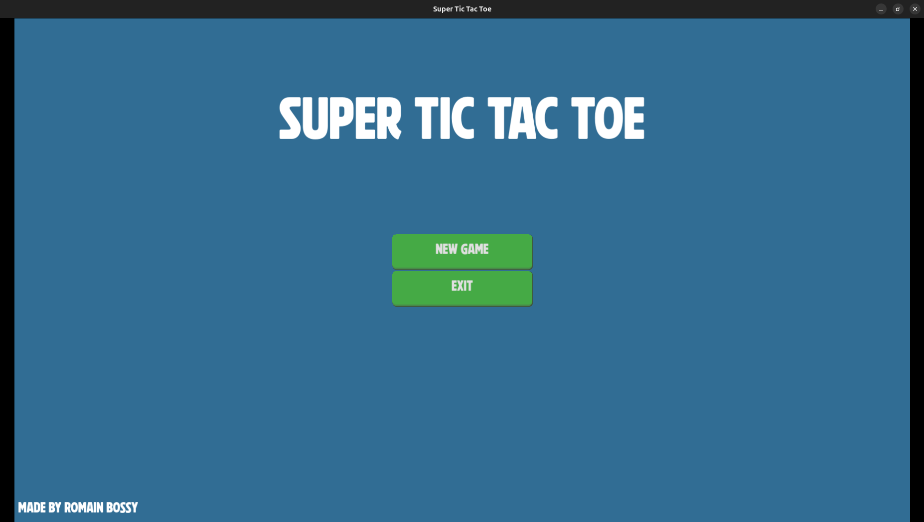 Super tic tac toe by Bossy_Romain