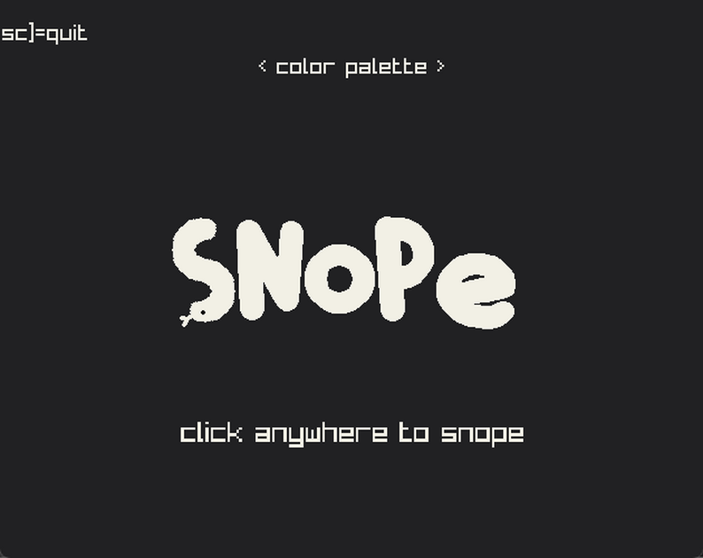 Snope by Etienne Pouvreau