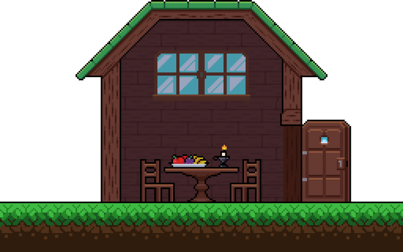 Free house pixel art by Arlan_TR
