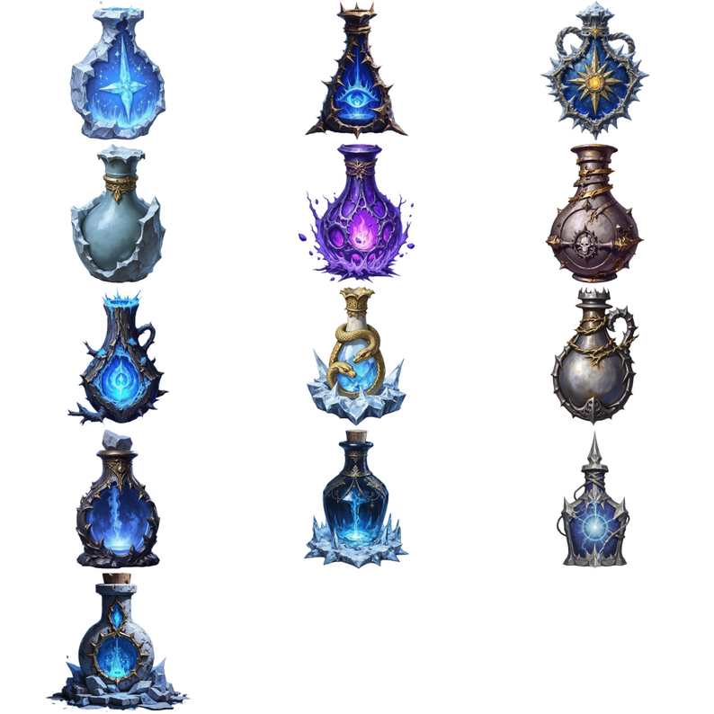 Arcane Cabinet – Vol. 1 (13 FREE POTIONS) by djinnbestiary