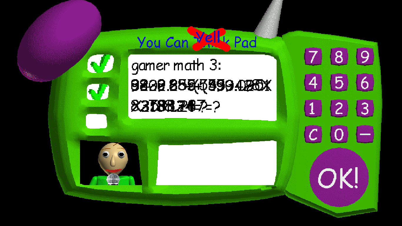 (JOKE MOD) Baldi has funni mic (OFFICIAL REMAKE) by Tristen Walker