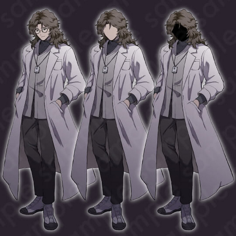 【Character Sprite】Male Doctor / Scientist – Brown-Haired Mystery ...