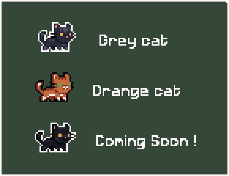 Pixel Animated Cats by IvoryRed