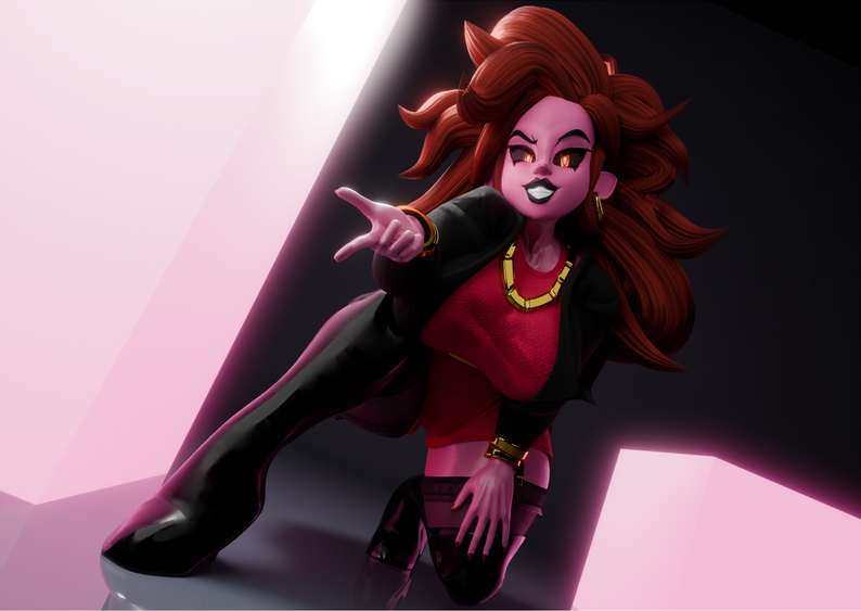 FNF - Mommy Mearest (3d model) by Stormeye