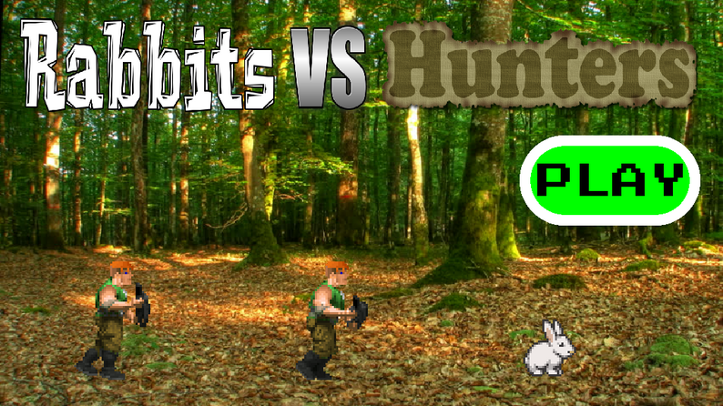 Rabbits VS Hunters by Cammin
