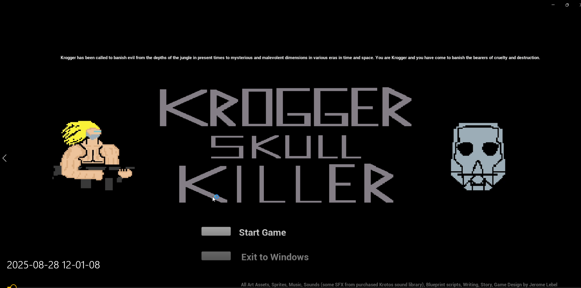 Krogger Skull Killer by Jerome Lebel