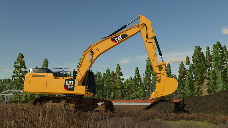 FS22 Cat 349E L/349F L/352F L Pack by MC Earthmoving