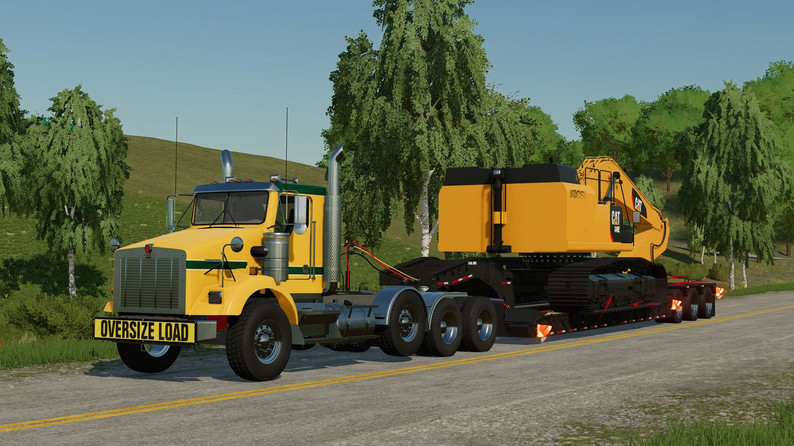 FS22 Cat 349E L/349F L/352F L Pack by MC Earthmoving
