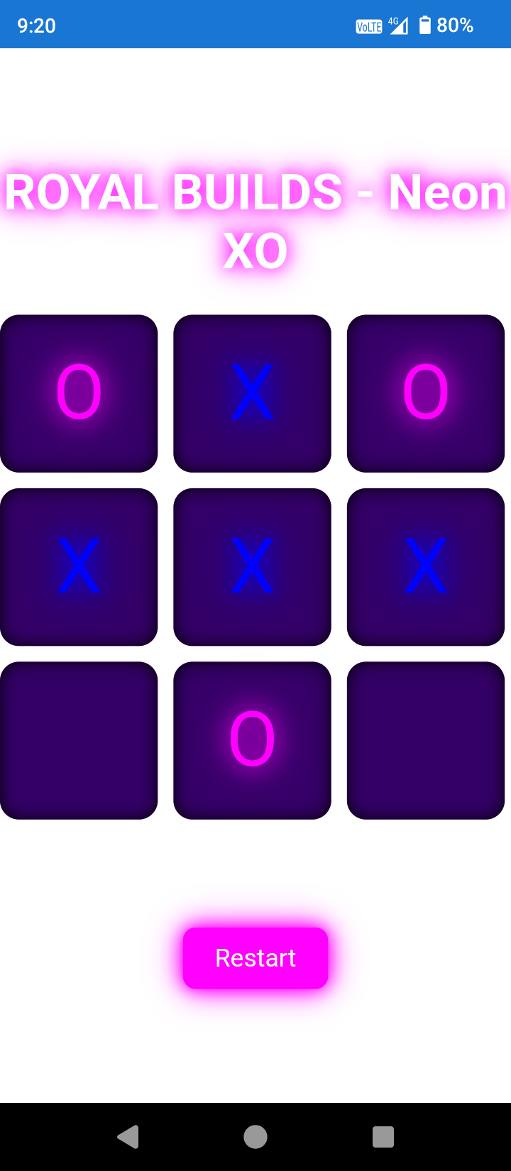 TIC TAC TOE by ROYAL BUILDS