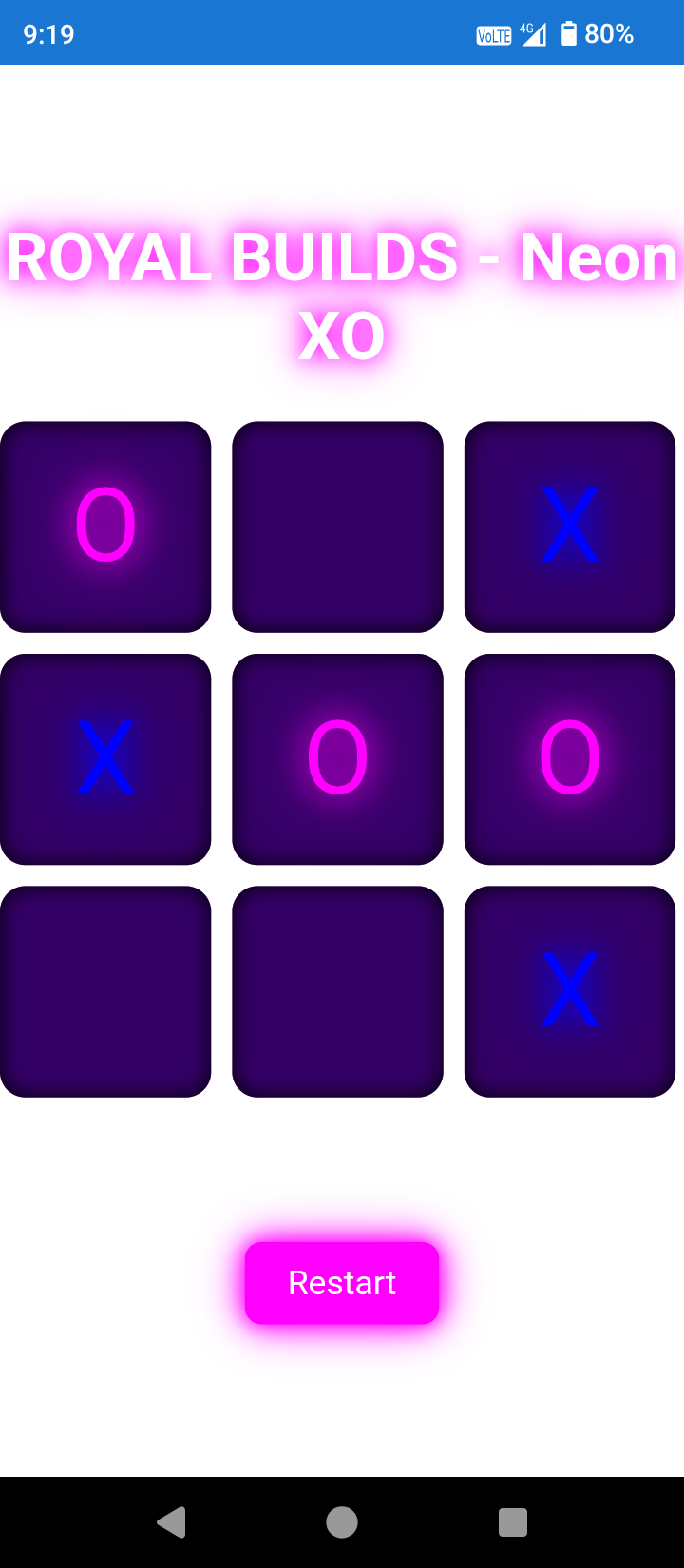 TIC TAC TOE by ROYAL BUILDS