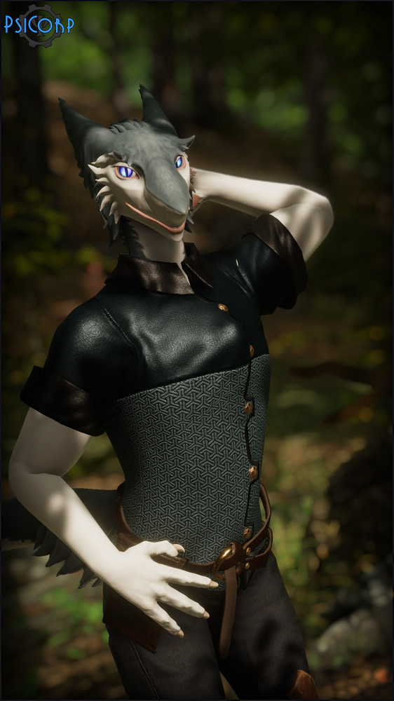 PsiCorpVR - Sergal Avatar [VRC, PC, SFW/NSFW] by PsiCorpVR