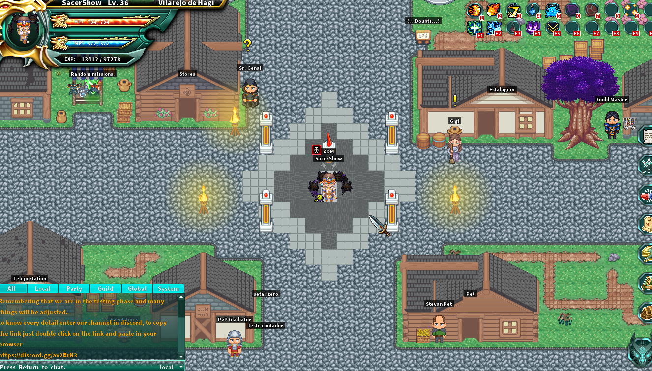 Secret Of Dungeon MMORPG 2D PC by marmg