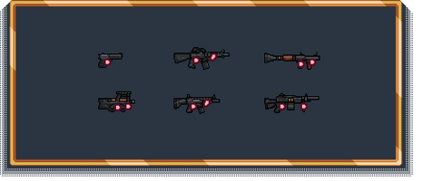 6 new guns! - Pixel Arsenal - Pixel Gun Assets by SewerR4t