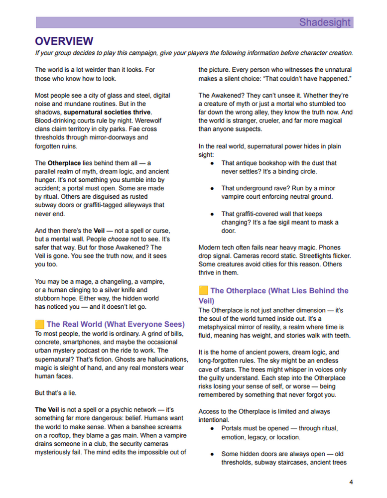 Daggerheart Campaign Frame - Shadesight by GHelmet