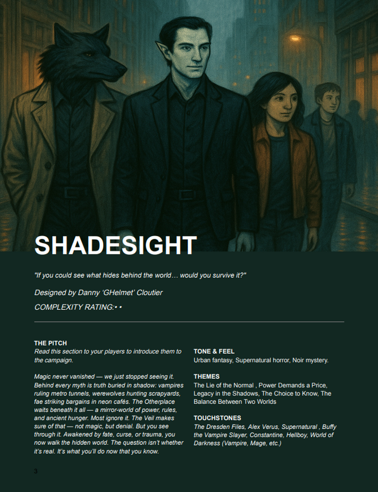 Daggerheart Campaign Frame - Shadesight by GHelmet