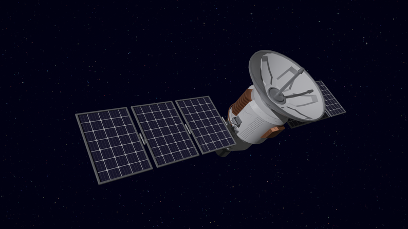 Animated Sci-Fi Satellite by FlexUnit