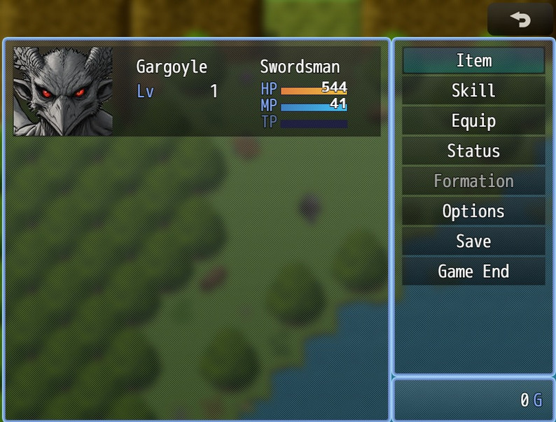 RPG Maker NPC Character Set - Gargoyle by GalacticGod